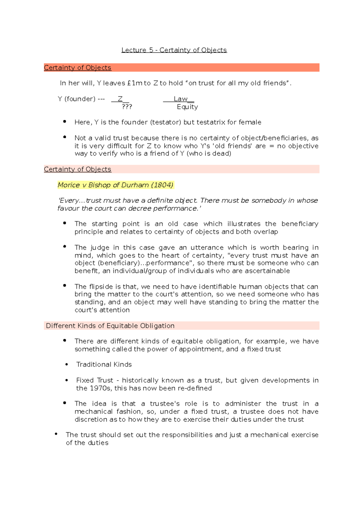 Lecture 5 - Certainty of Objects - Lecture 5 - Certainty of Objects Certainty of Objects In her ...