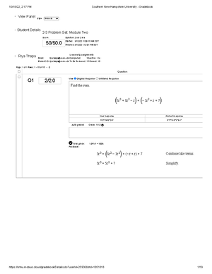 Algebra IA 1 - Math - A student is training for the track team during ...