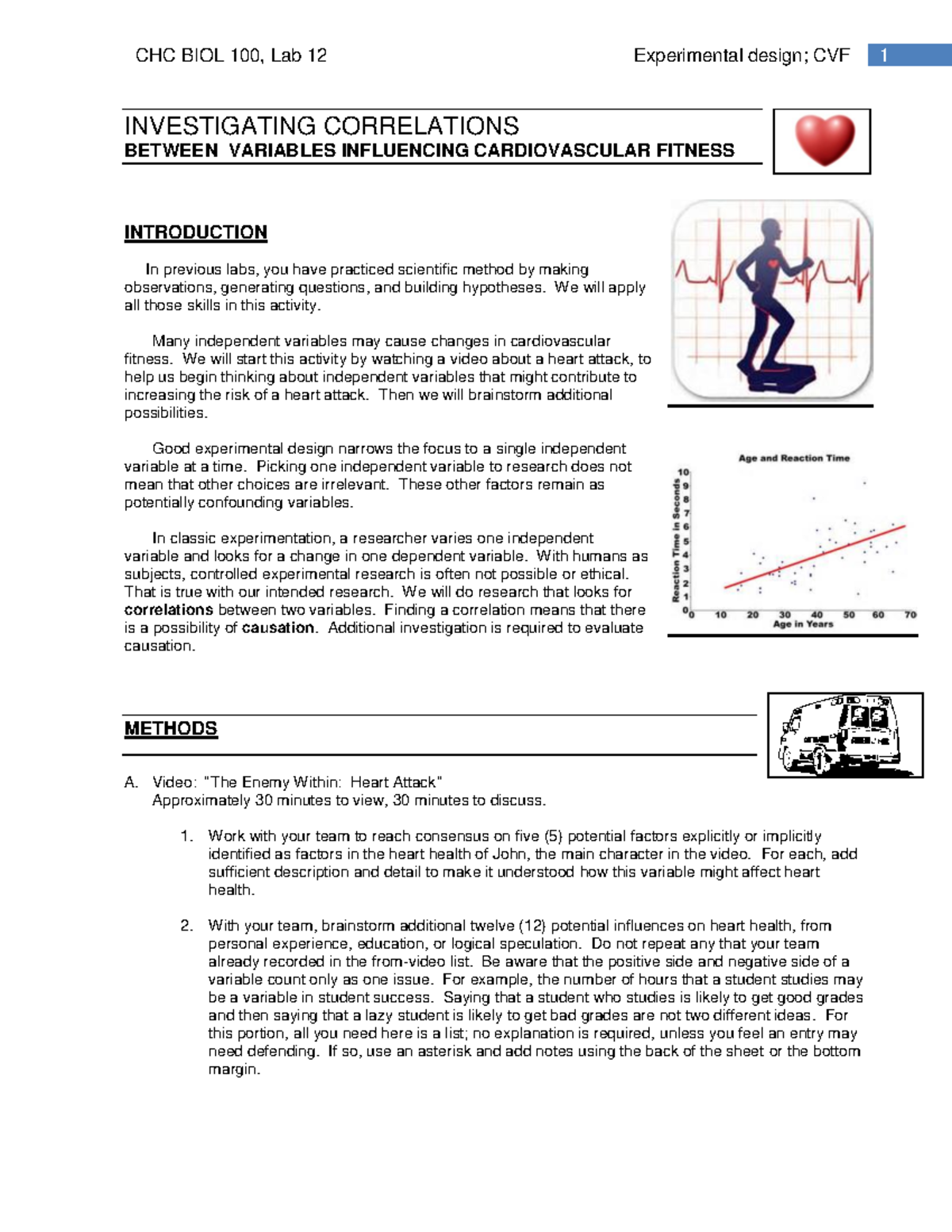 12 Lab Sp18 CVF design - Lab - INVESTIGATING CORRELATIONS BETWEEN ...
