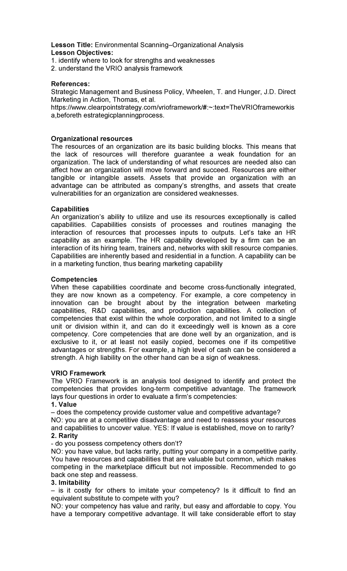 Environmental Scanning Organizational Analysis Lesson Title environmental-scanning-organizational-analysis-lesson-title