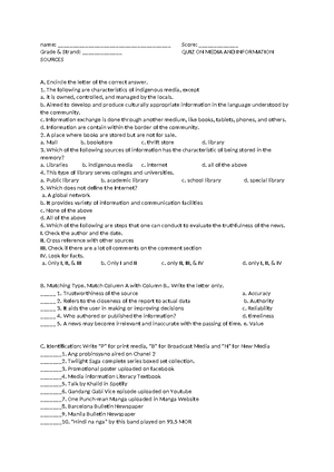 ESP 8 Quarter 1 Module 2 Grade 8 S.Y. 2023-2024 Edukasyon sa ...