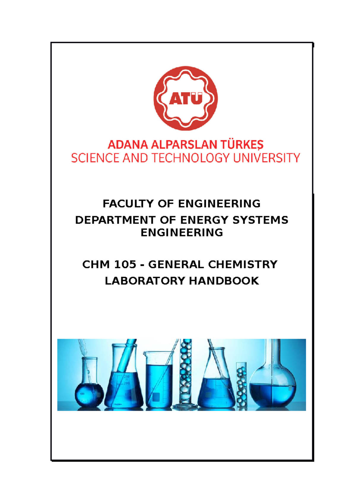 General Chemistry Lab Sheet - FACULTY OF ENGINEERING DEPARTMENT OF ...