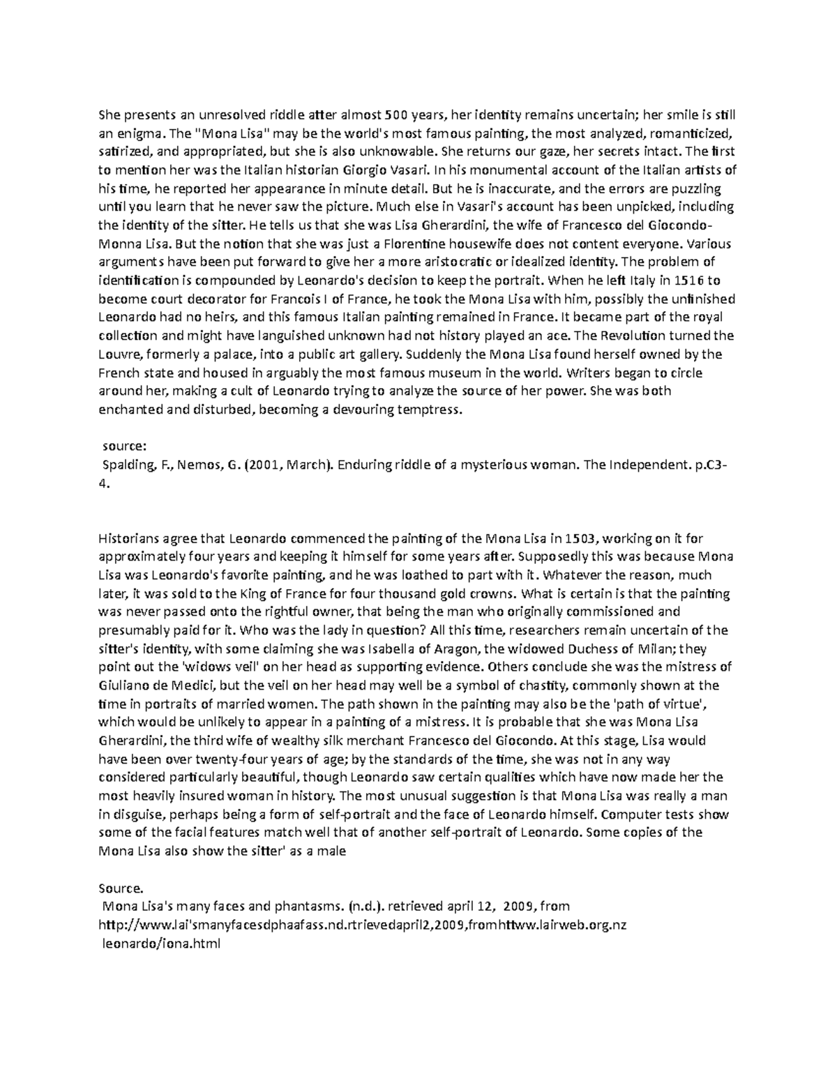 Quiz# 3 Incorporated sources details work - She presents an unresolved ...