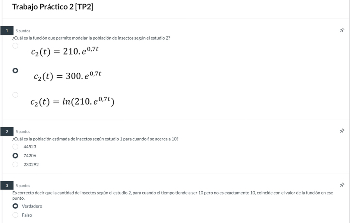 TP2 Analisis 2 - 100 - Trabajo Práctico 2 1 5 puntos es la función que permite modelar la ...