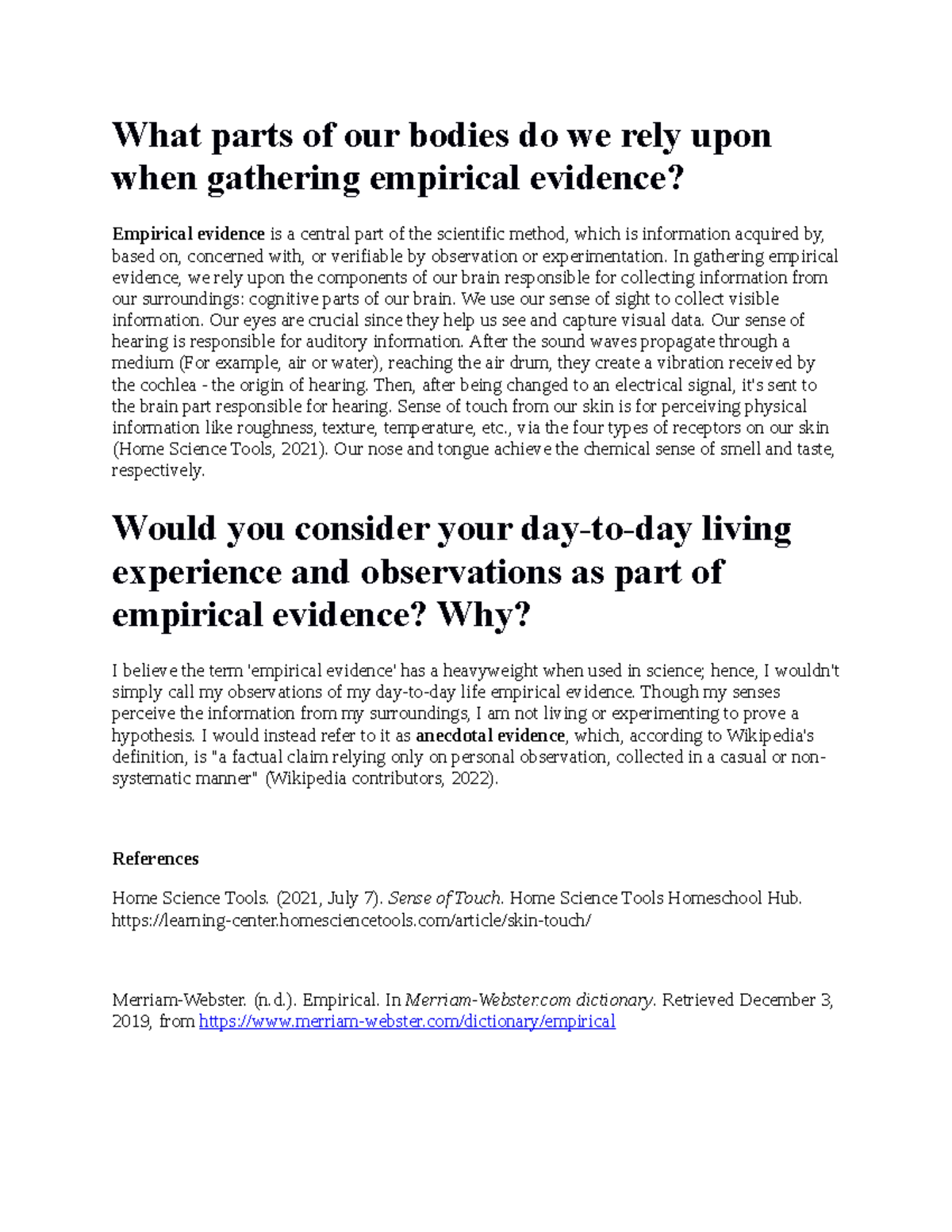 Introduction to Psychology PSYC 1504 Discussion forum Unit 1 - What ...