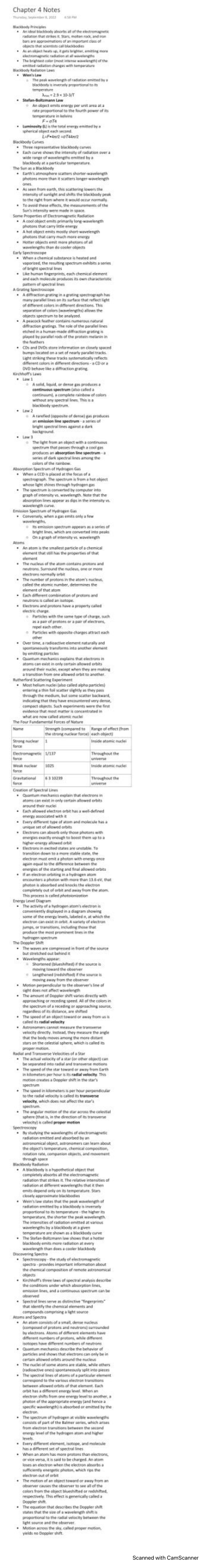 Chapter 4 Notes - Professor Jason Gilchrist - AST 102 - Greenville Tech ...