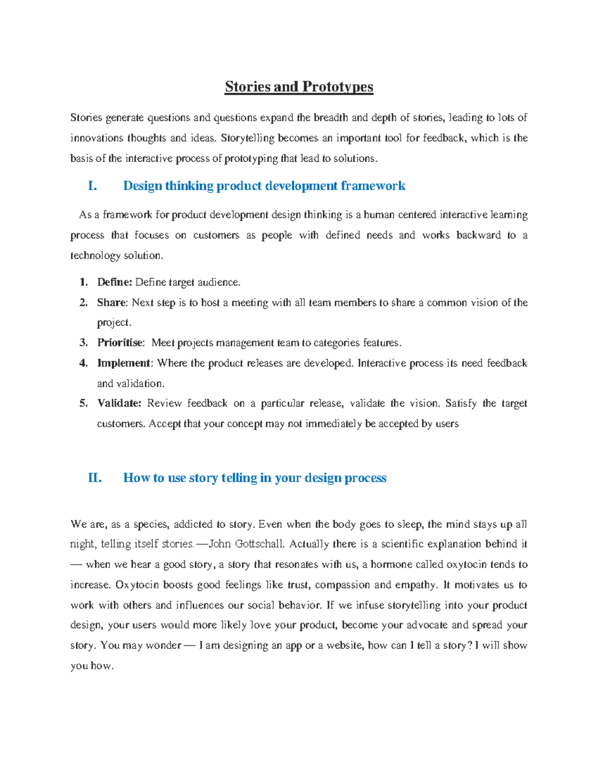 How to use storytelling in your design process - Stories and Prototypes ...