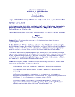 Unit II-1. ABE-Law - S. No. 2434 H. No. 6421 Republic of the Philippines Congress of the ...