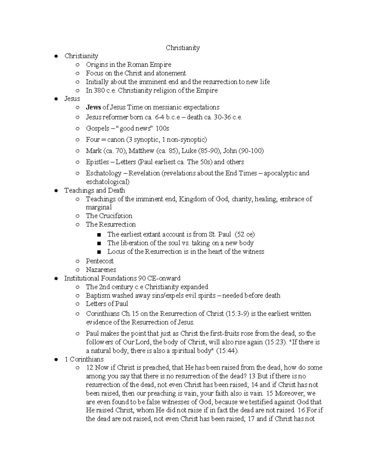 Christianity - Christianity Christianity Origins in the Roman Empire ...