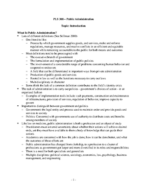 116343 Po E Ethics - PUBLIC ADMINISTRATION - Structuring Your Portfolio ...