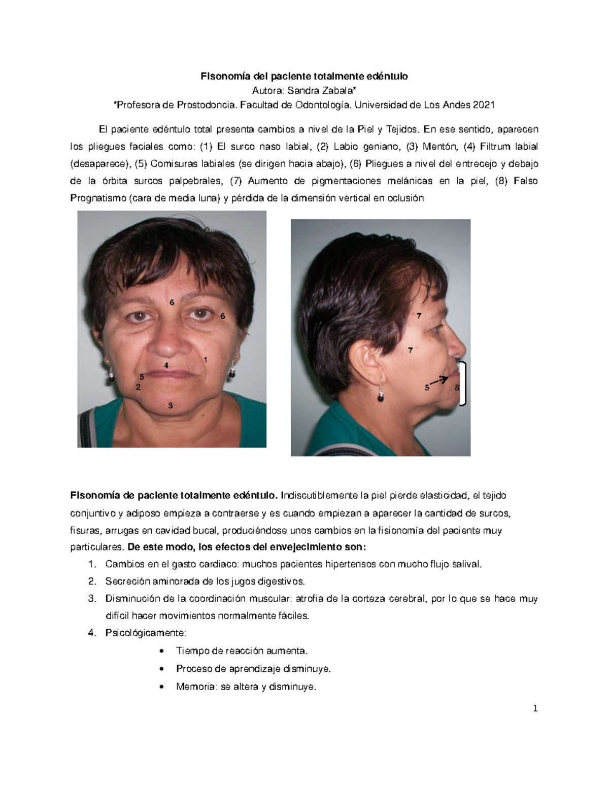 1.2. Guía Fisonomía del paciente totalmente edéntulo-I - 1 Fisonomía ...