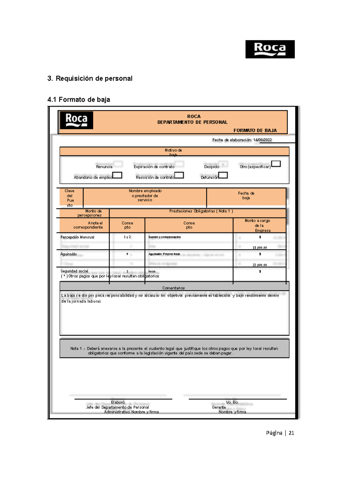 Formato+ Requisicion+DE+ Personal - 3. Requisición de personal 4 ...