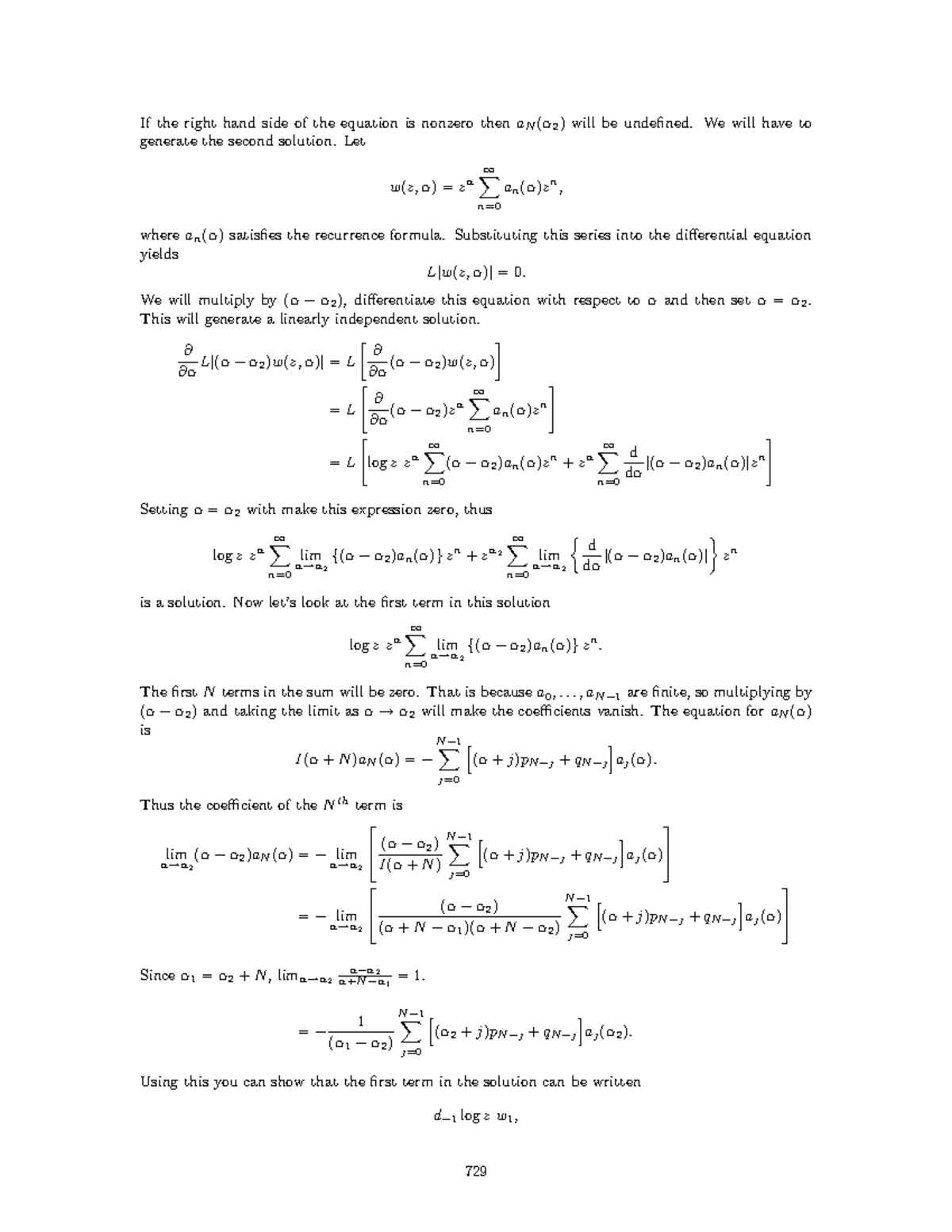 Ref MATH Adv Math Methods Sean Mauch-188 - If the right hand side of ...