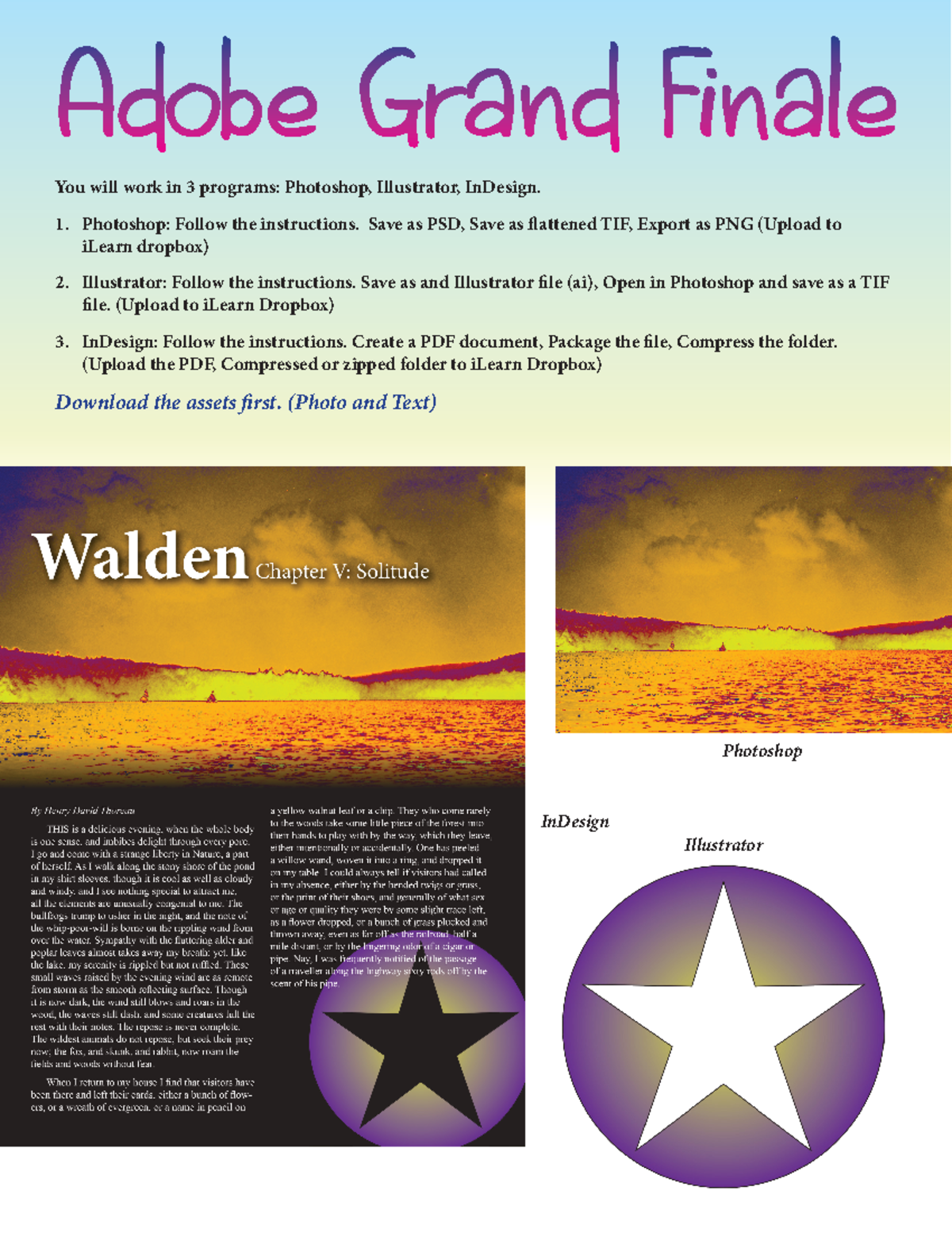 Final project-Adobe-project - You will work in 3 programs: Photoshop ...