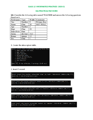 Class 12th IP project - Atal Adarsh Vidyalaya Infor matics practices ...