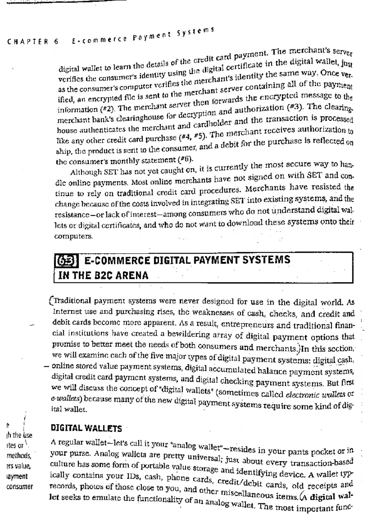 Digital payment systems - Electronic Commerce - Studocu