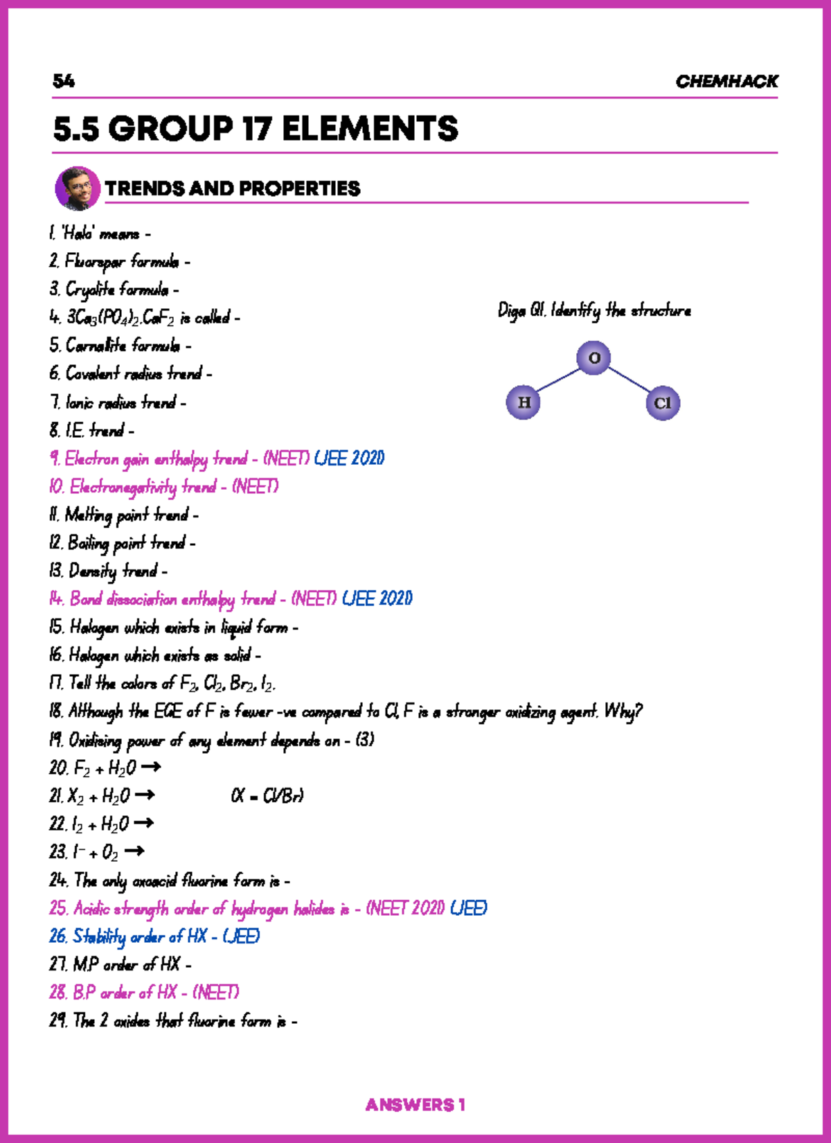 Grp 17 - P Block Chemhack 0f8a2db0-fb88-42f5-976a-b7c831e2b730 - 'Halo ...