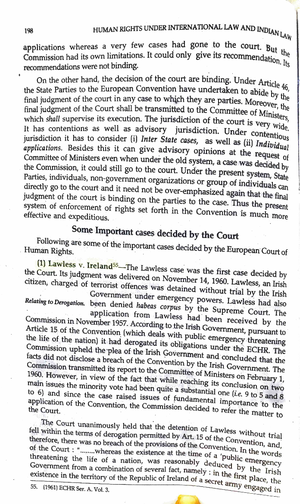 ECHR Notes - 10 EUROPEAN CONVENTION FOR THE ####### PROTECTION OF HUMAN ...