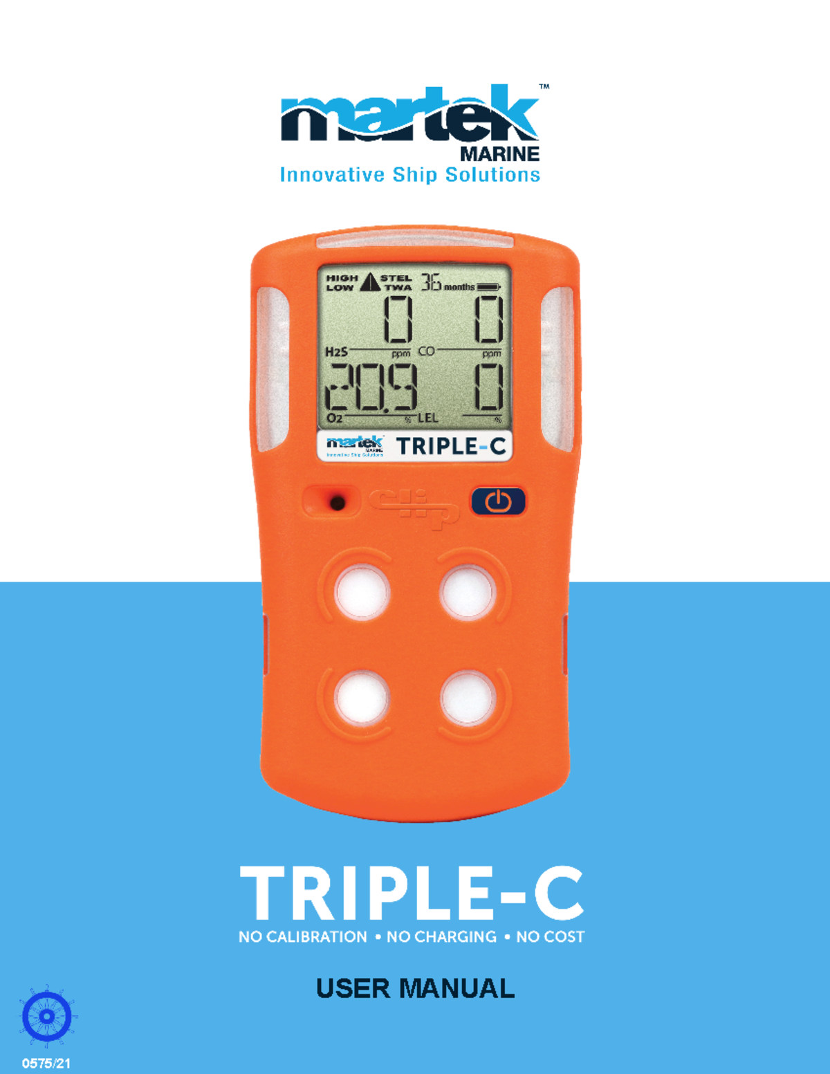 Triple C User Manual 2021 - martek-marine No Calibration, No Charging ...