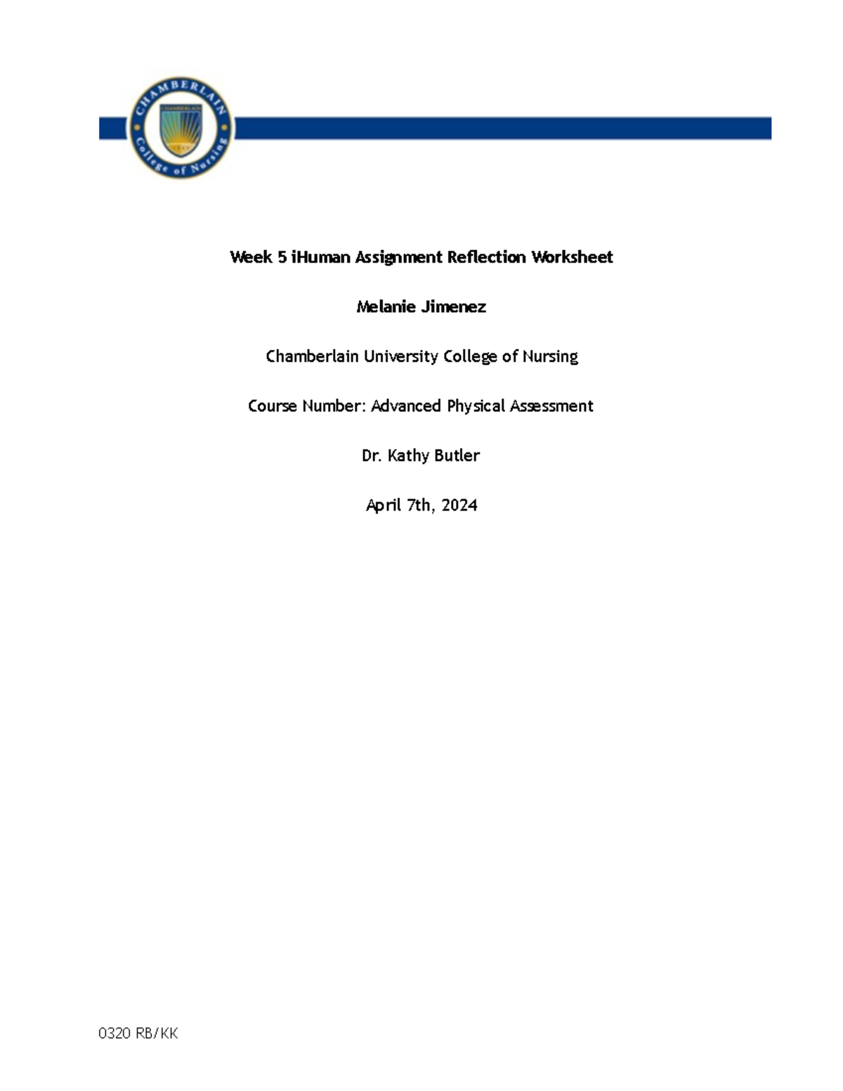 Week 5 IHuman Reflection - Week 5 iHuman Assignment Reflection Worksheet Melanie Jimenez ...