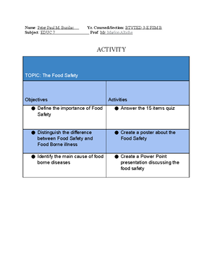 Detailed Lesson PLAN - Baking - MARIKINA POLYTECHNIC COLLEGE Sta. Elena ...