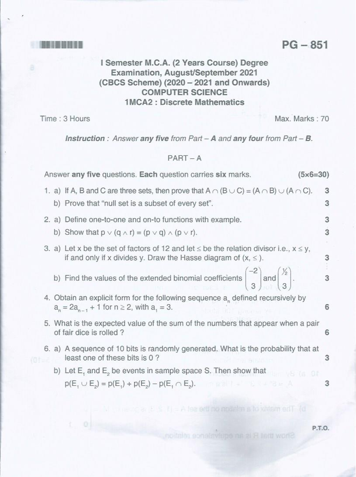 1 Discrete Mathematics New - MCA - Studocu