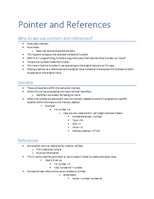 Systems Programming - Systems Programming Summary Focused on C++ basics ...