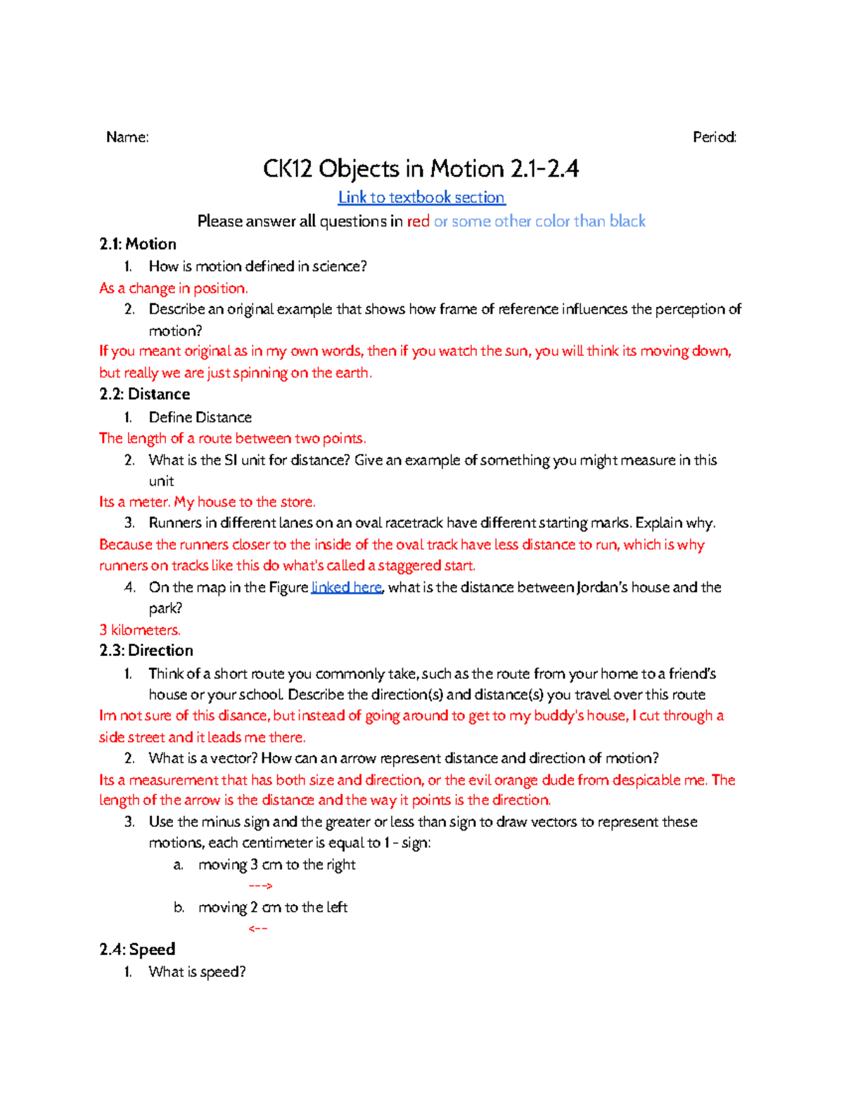 Copy of CK12 Objects in Motion 2 - CK12 Objects in Motion 2-2. Link to ...