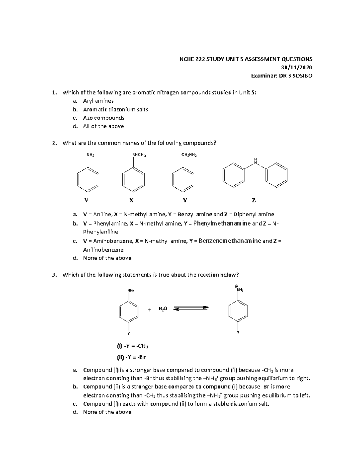 Assessment SU5 NCHE222 - NCHE 222 STUDY UNIT 5 ASSESSMENT QUESTIONS 30 ...