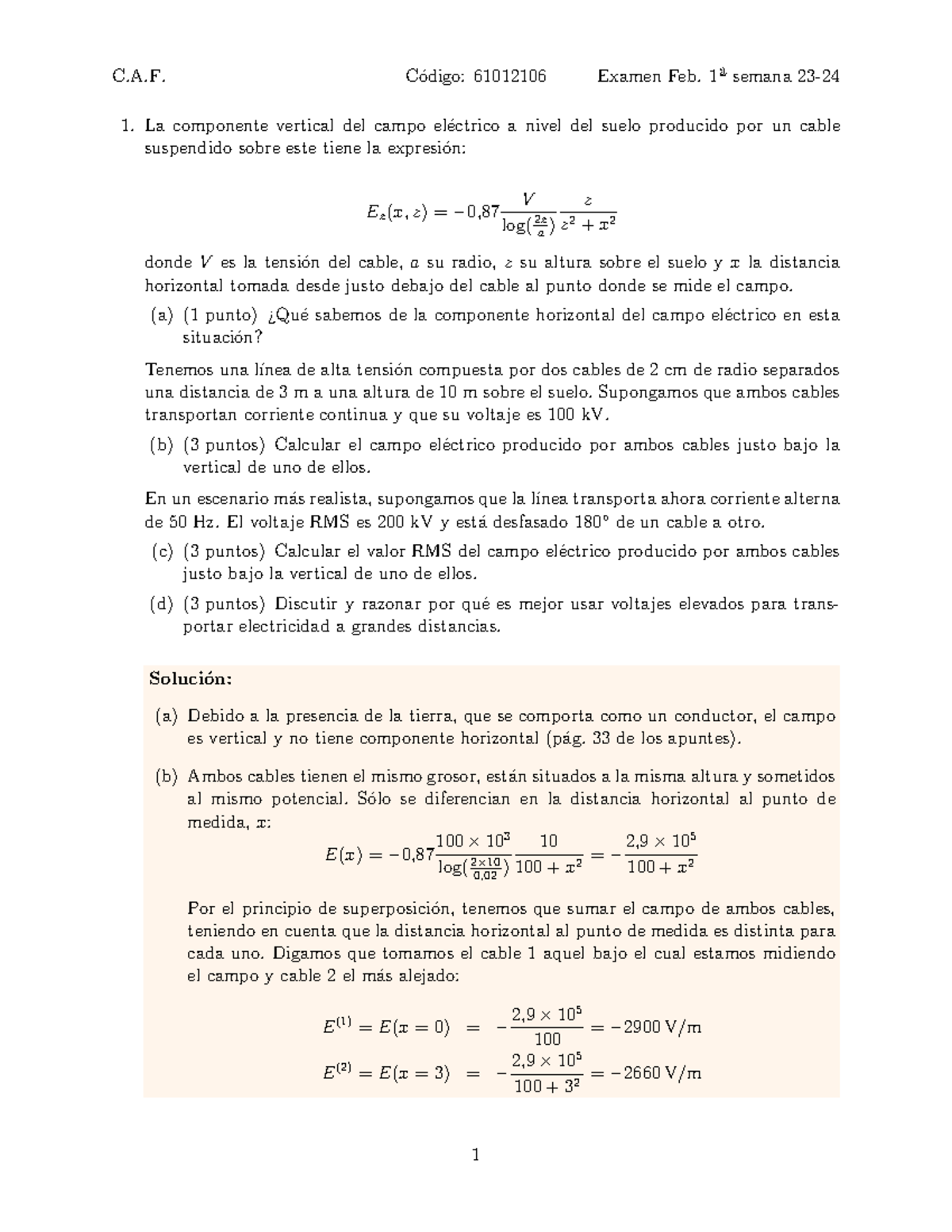 CAF febrero 1 2023 v1 sol - La componente vertical del campo el ...