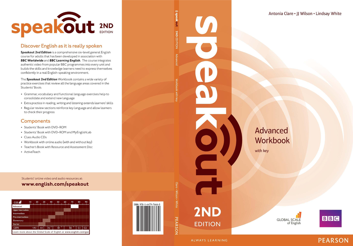 Speakout 2nd edition advanced workbook with key - English 101 - Studocu