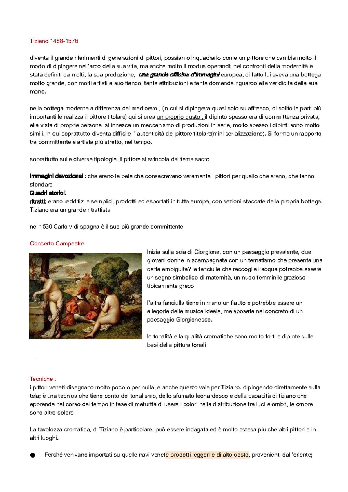 9-Tiziano vecellio - ..appunti complessi e ben articolati - Tiziano ...