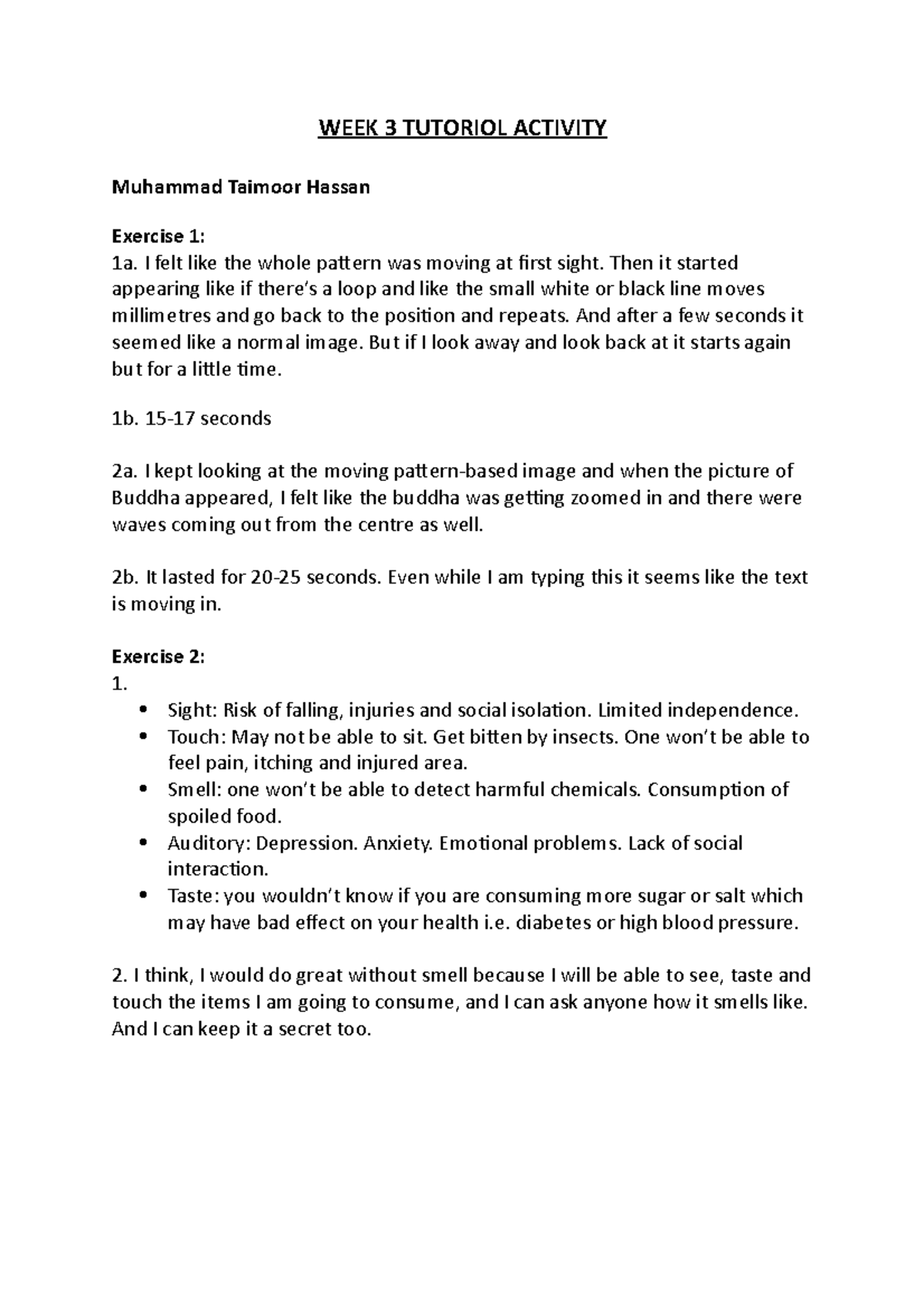 WEEK 3 Tutoriol Activity - M. Taimoor Hassan - WEEK 3 TUTORIOL ACTIVITY ...