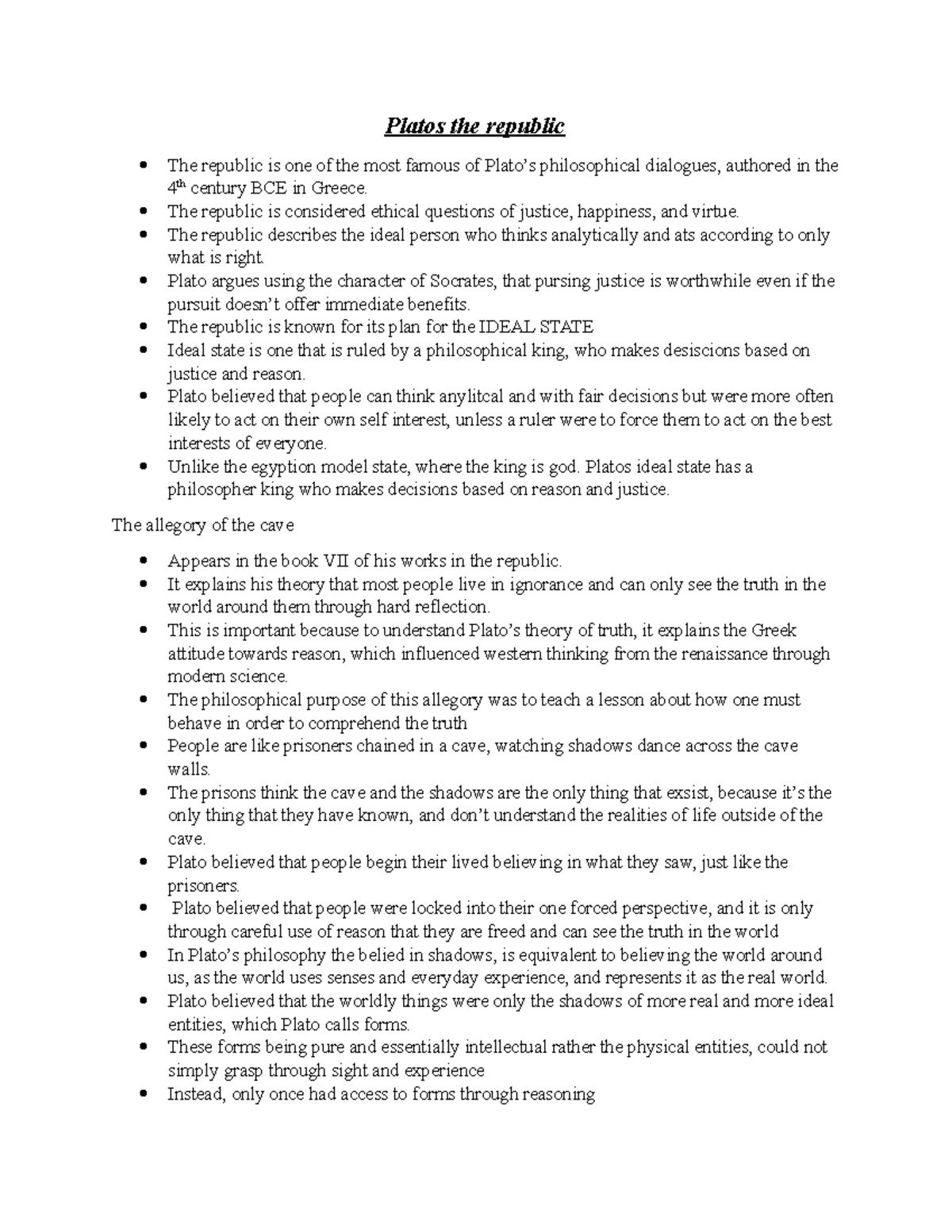 Platos the republic - module 1- chapter one of humanities platoes and ...