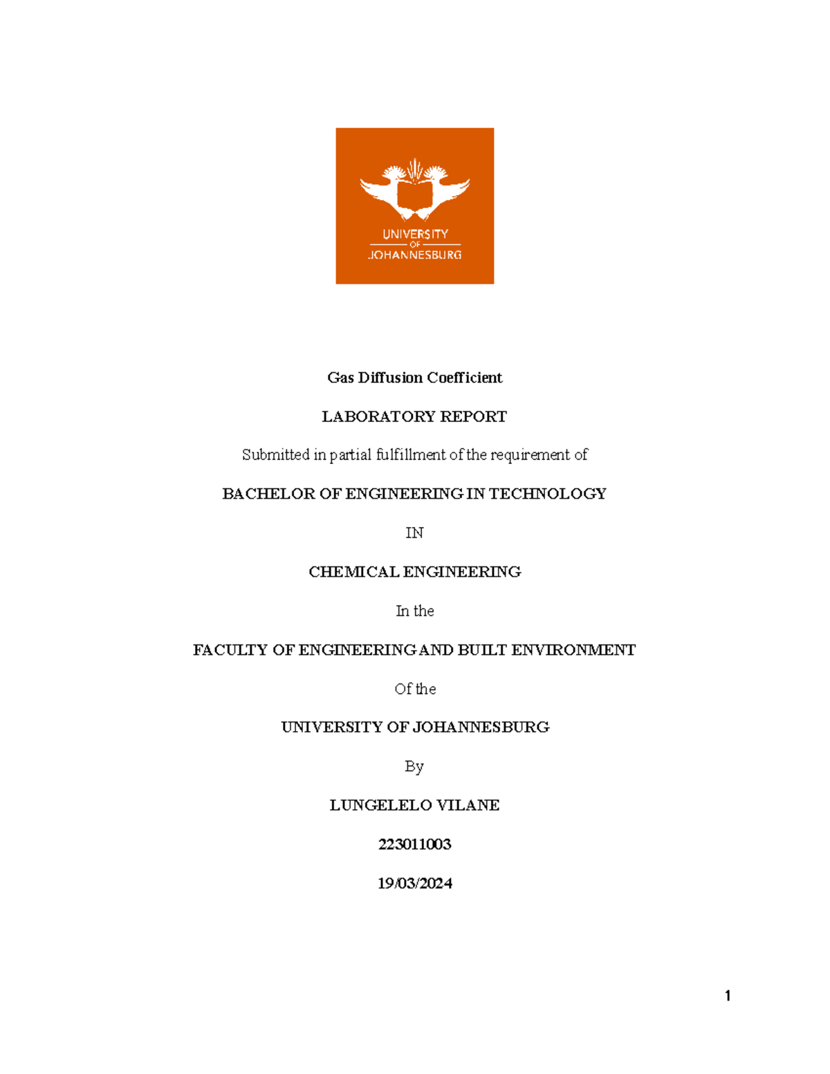 Gas Diffusion Coefficient (LM Vilane) - Gas Diffusion Coefficient ...