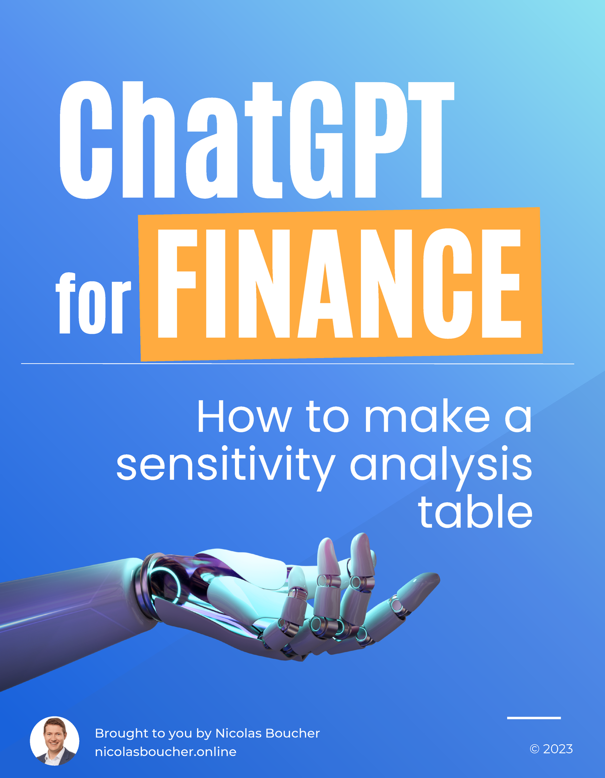 Financial Analysis with Chat GPT - FINANCE ChatGPT for Brought to you ...