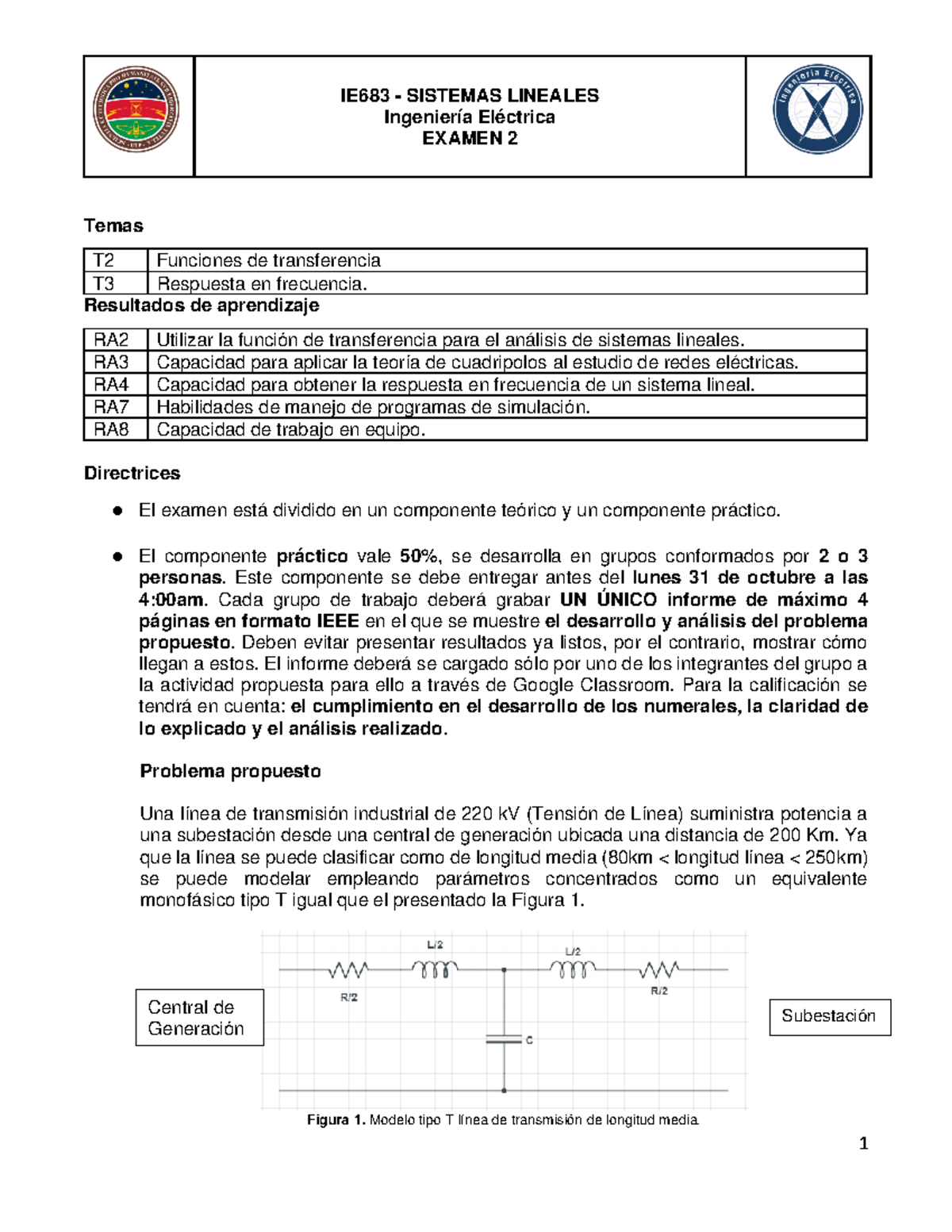 Parcial 2 2022 2 practico - IE683 - SISTEMAS LINEALES Ingeniería ...