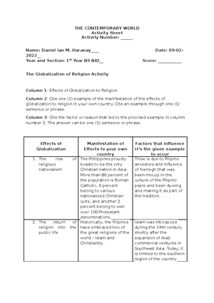 TCW Final Exam Notes - exam - TCW Global Media Culture Globalization ...