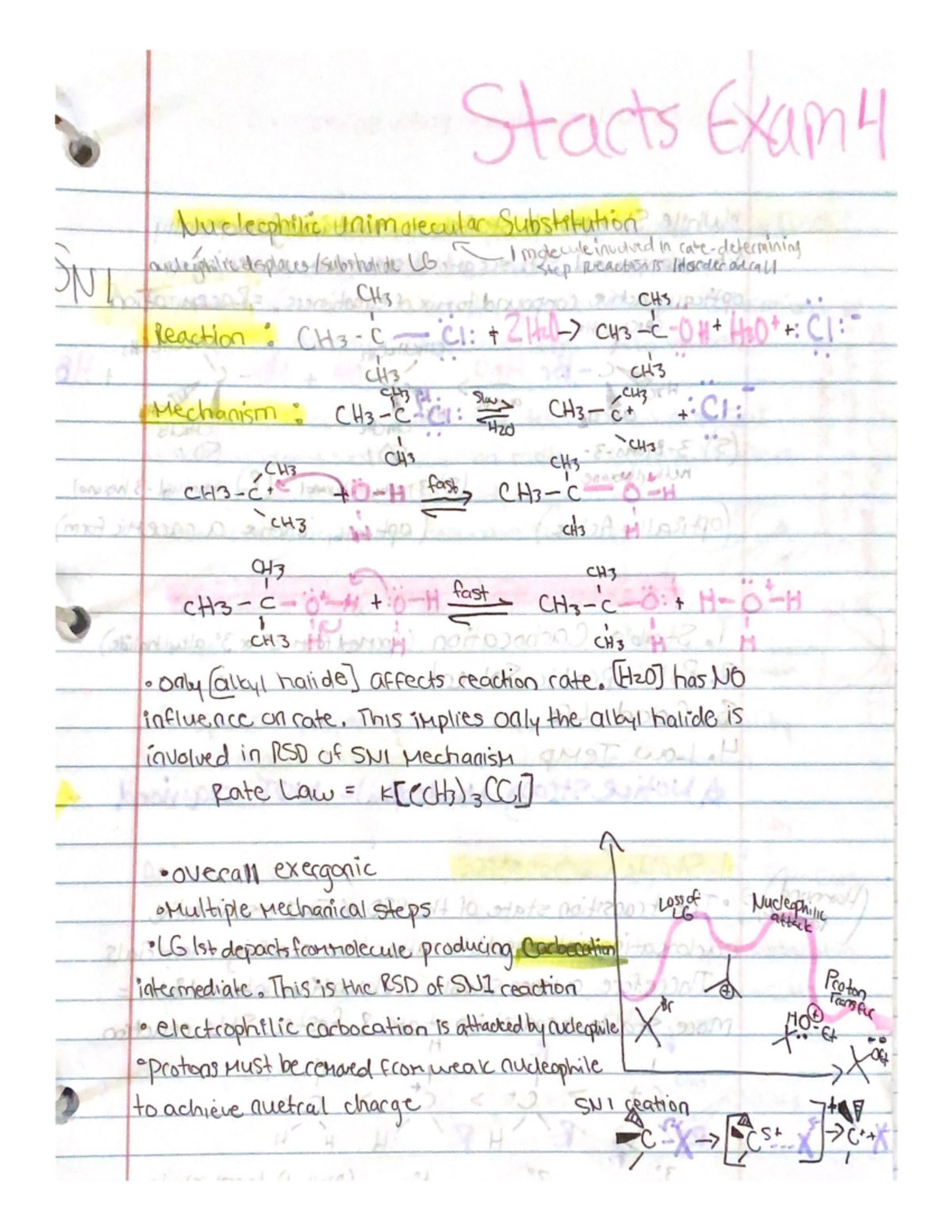 Exam 4 Key Notes - CHEM 313 - Studocu