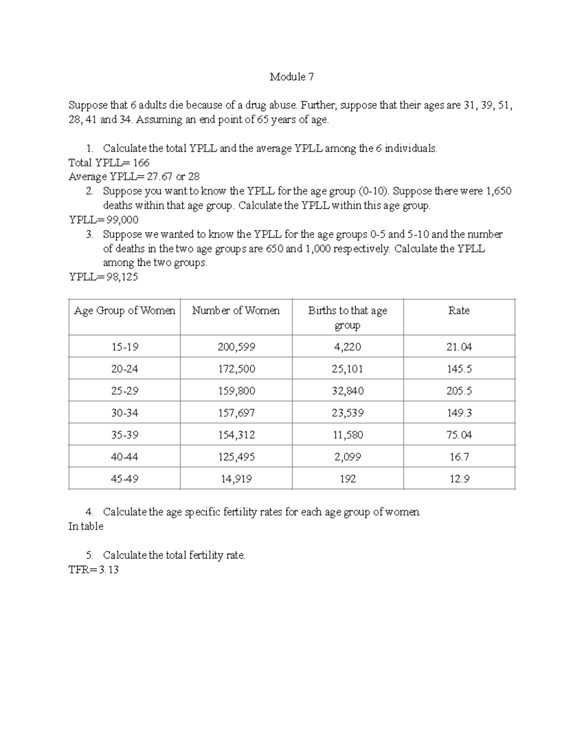 Module 7 Task updated - Assignment 100% - Module 7 Suppose that 6 ...