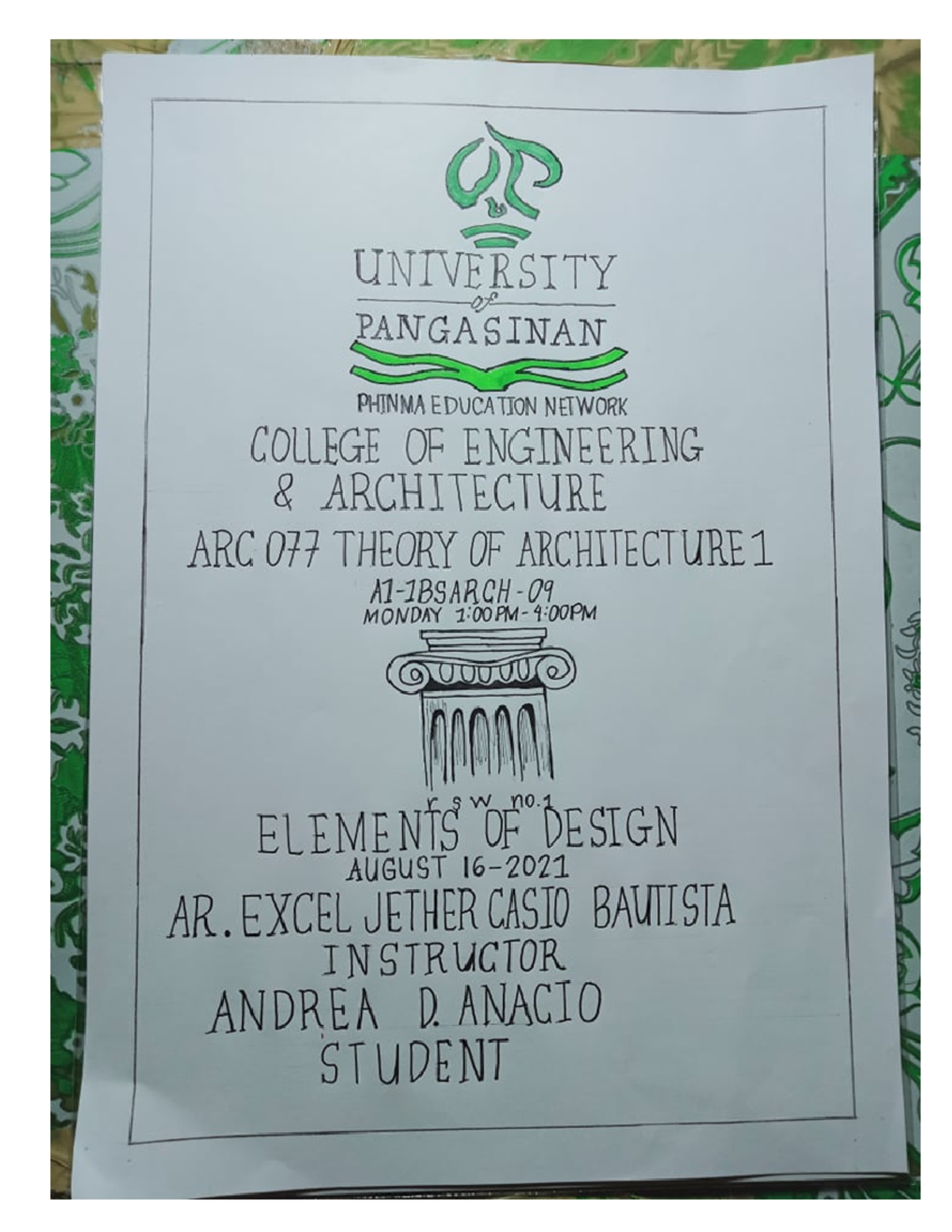 Elements OF Design - notes for the course, hope will help you with your ...