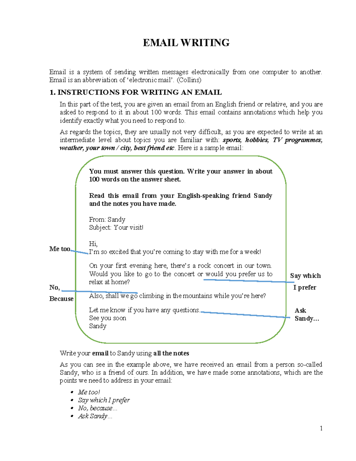 Email writing - EMAIL WRITING Email is a system of sending written ...