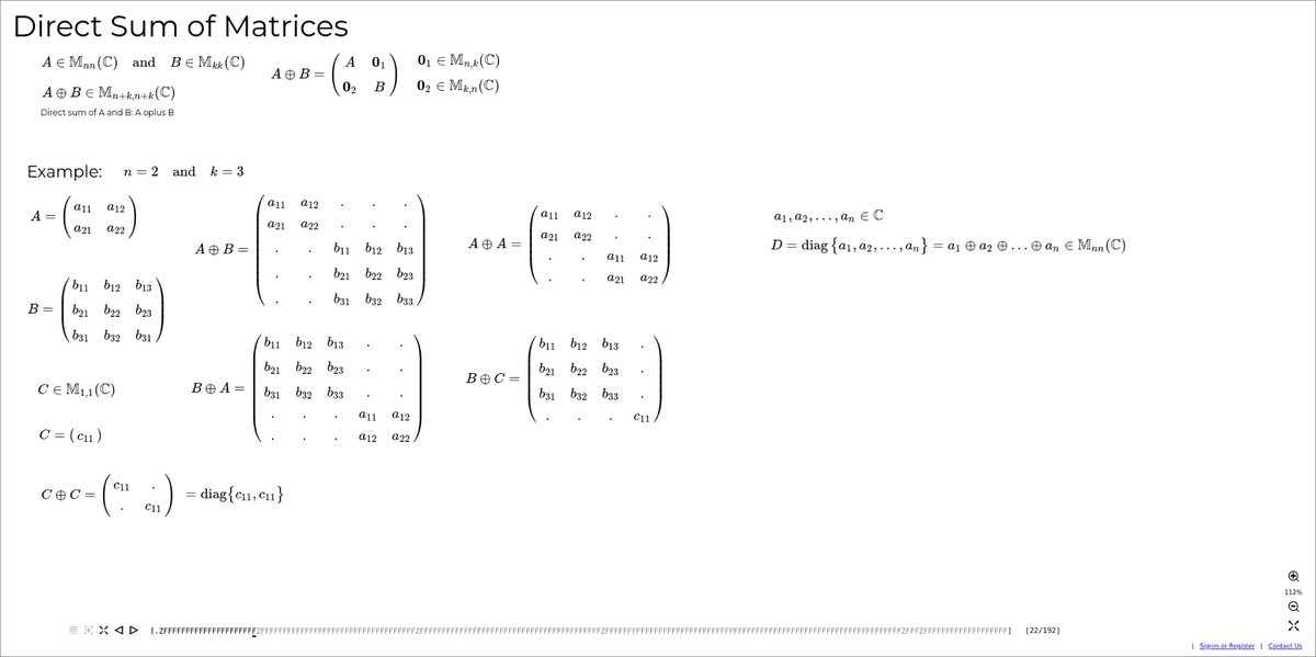 Direct Sum : Jordan Form - MATH2501 - Studocu