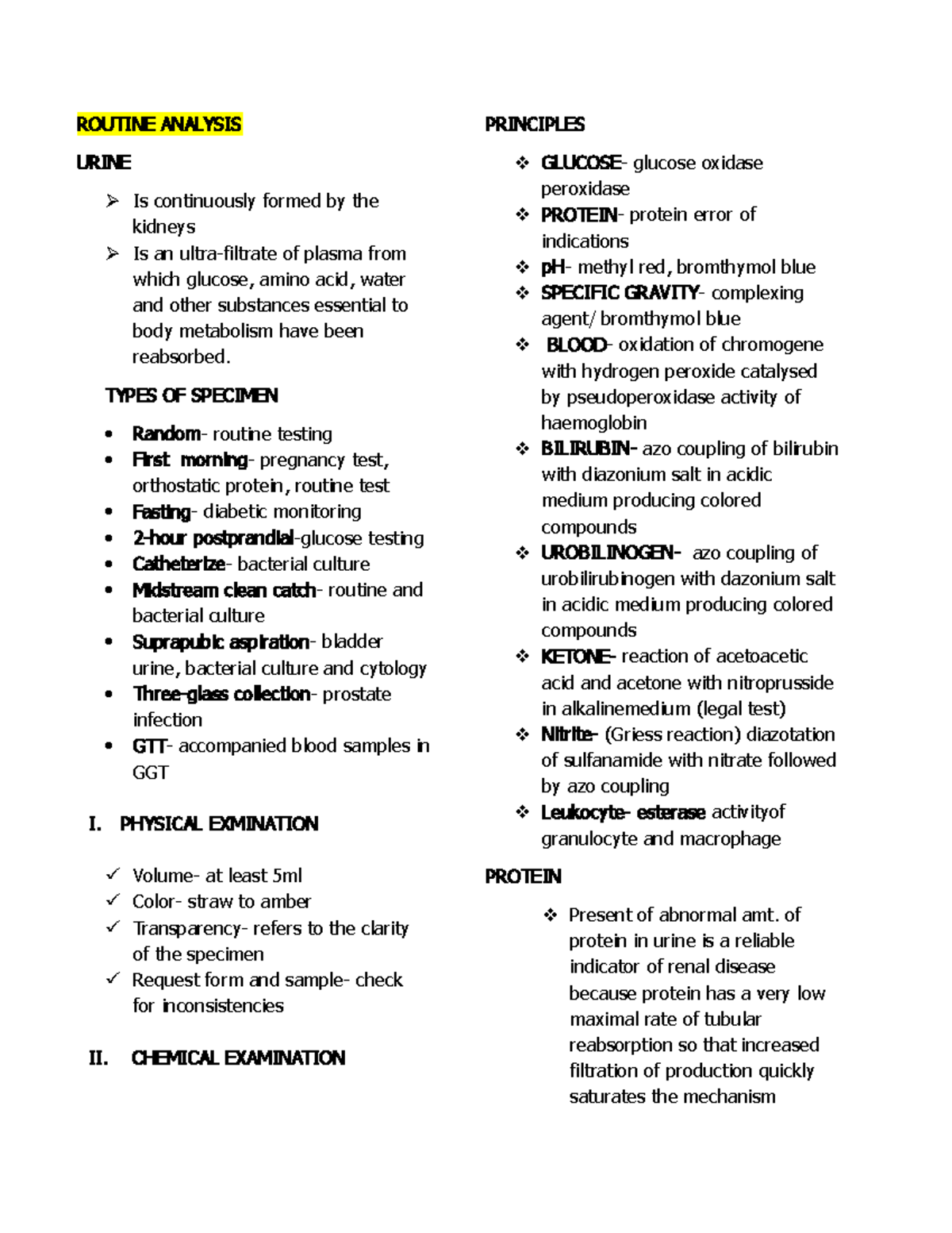 Routine Analysis - ROUTINE ANALYSIS URINE Is continuously formed the ...