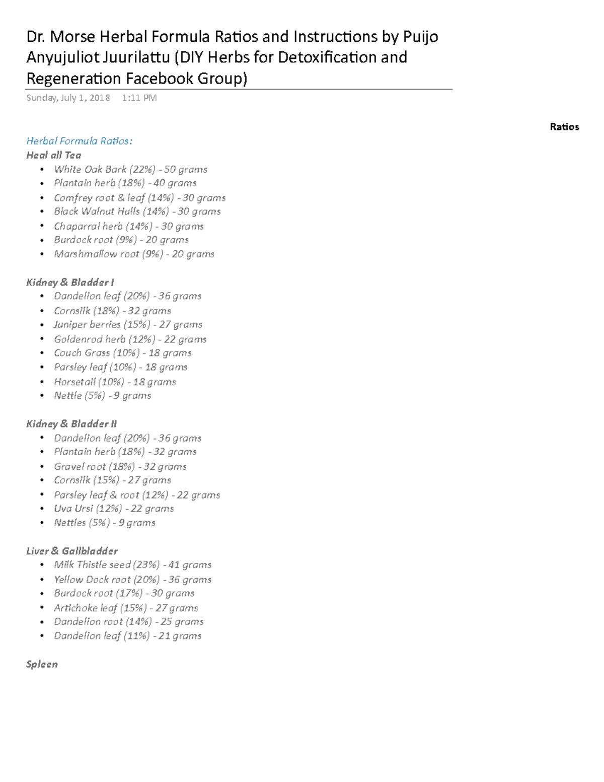 Morse Ratios - Ra#os Herbal Formula Ra-os: Heal all Tea White Oak Bark ...