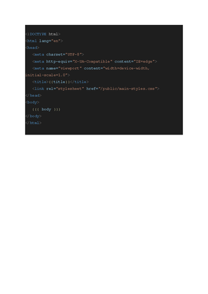 Lab 8 question - CS-546 Lab 8 Template Time For this lab, you will be using HTML, CSS, and - Studocu