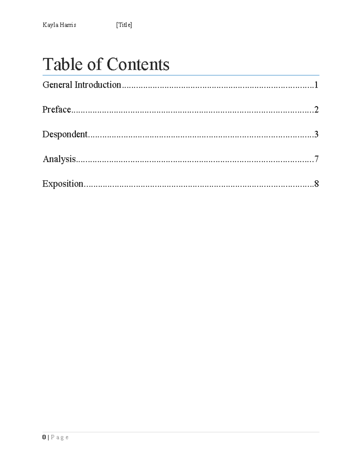 Communication Studies IA - Table of Contents General - Studocu