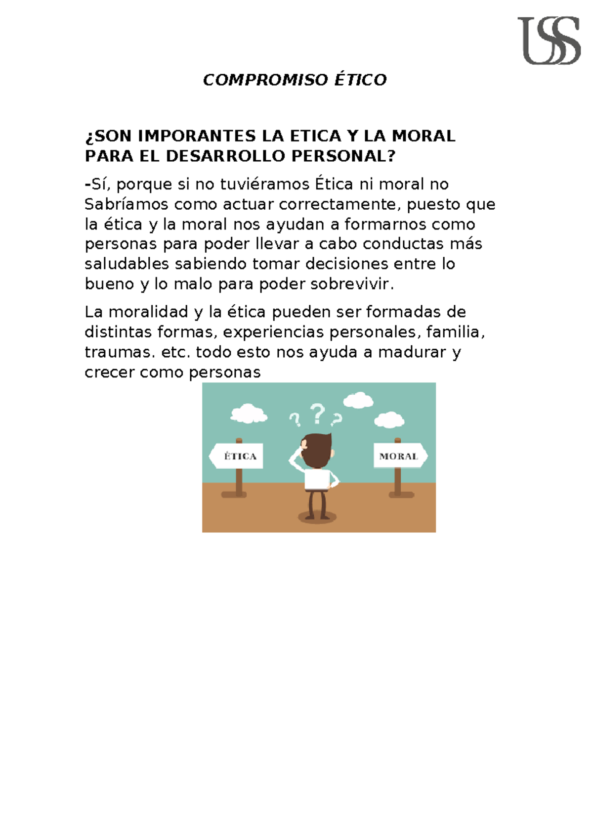 Compromiso Ético - kopA - COMPROMISO ÉTICO ¿SON IMPORANTES LA ETICA Y ...
