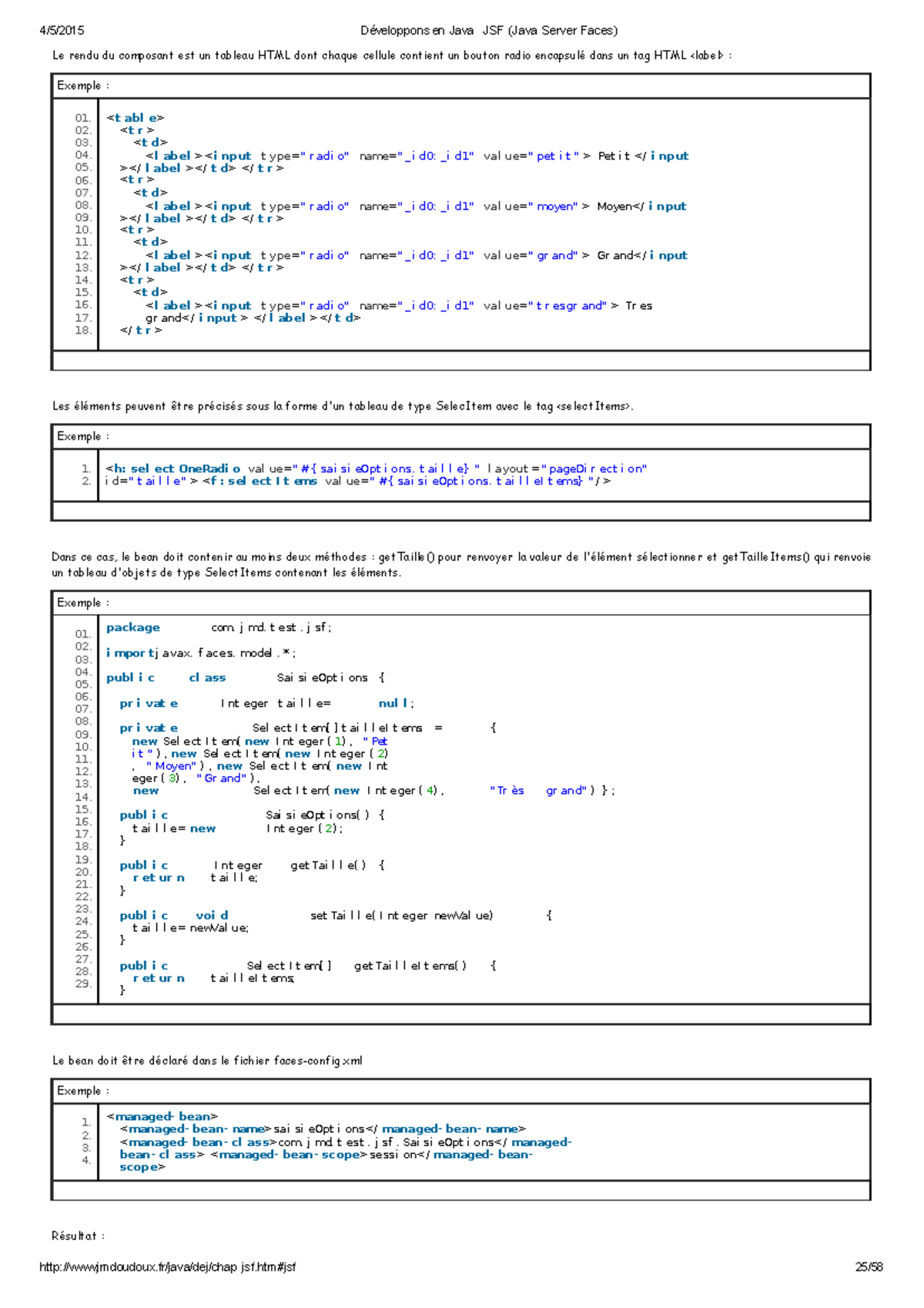 INF1120 Programmation -JAVA PART6 - Le rendu du composant est un ...
