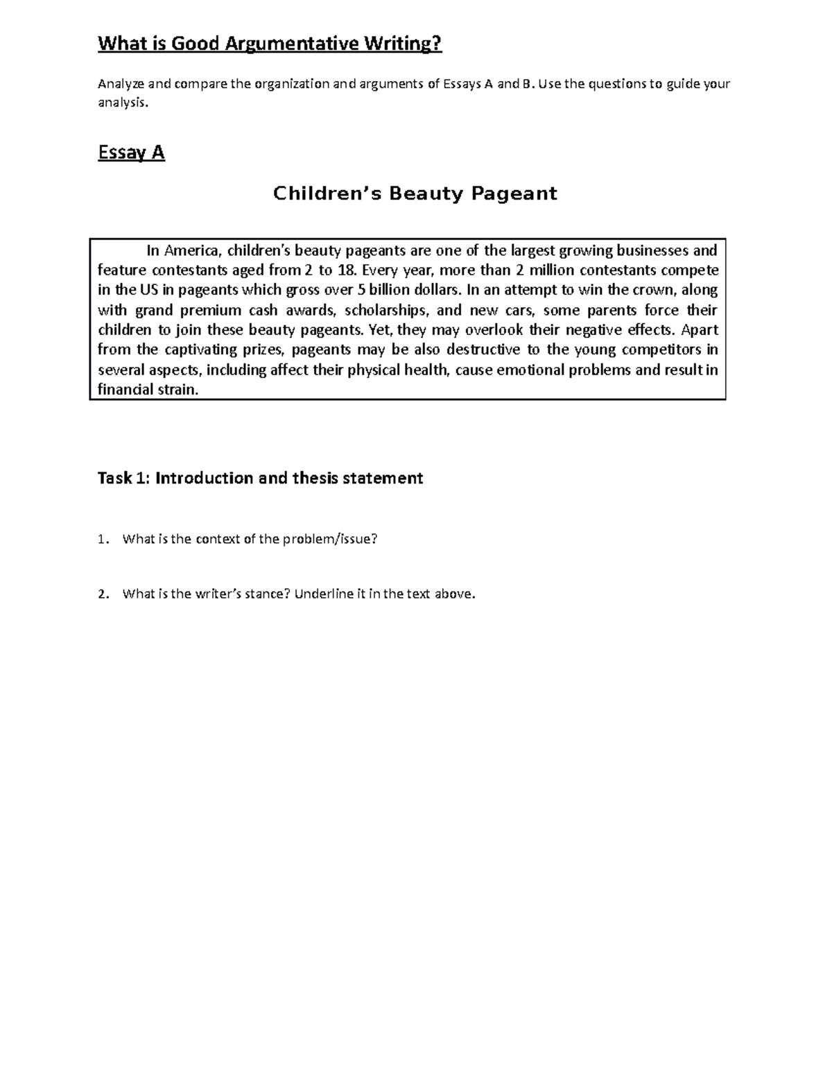 Argumentative Essay Writing (Part 2) (Updated Oct 4, 2022) - What is ...